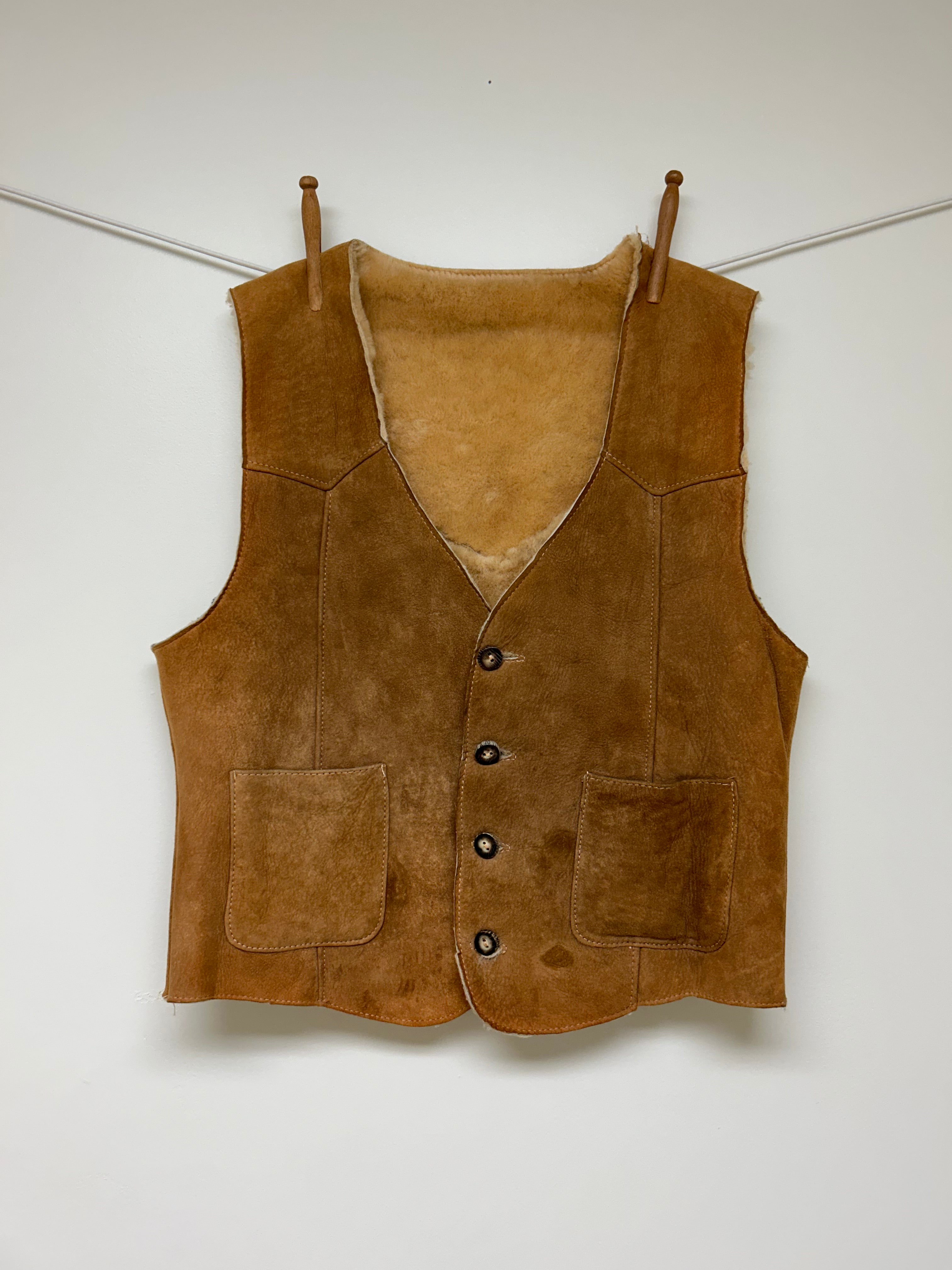 Fur Lined Vest – OLD MAN VINTAGE